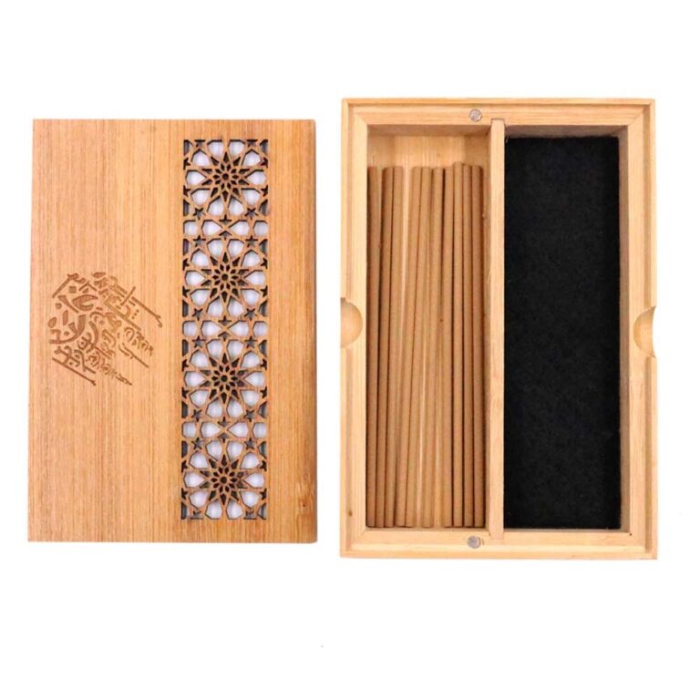 Bakhoor BoSidin – Wooden Incense Oud Bakhoor Burner Gift Box with ...