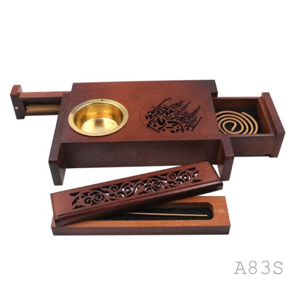 Bakhoor BoSidin – Multi-Function Wooden Incense Oud Bakhoor Burner Gift ...