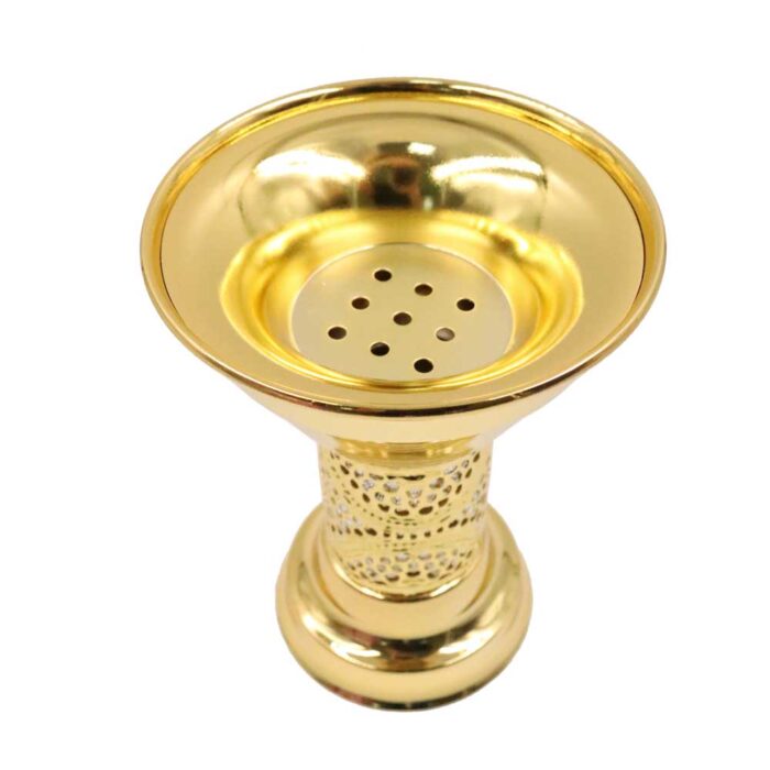 Bakhoor BoSidin – Metal Charcoal Bakhoor Burner Gold – MD-05L – Bakhoor ...